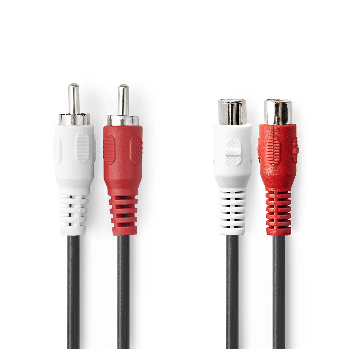 Stereo Audio Cable | 2x RCA Male | 2x RCA Female | Nickel Plated | 10.0 ... Stereo Audio Cable | 2x RCA Male | 2x RCA Female | Nickel Plated | 10.0 ...
