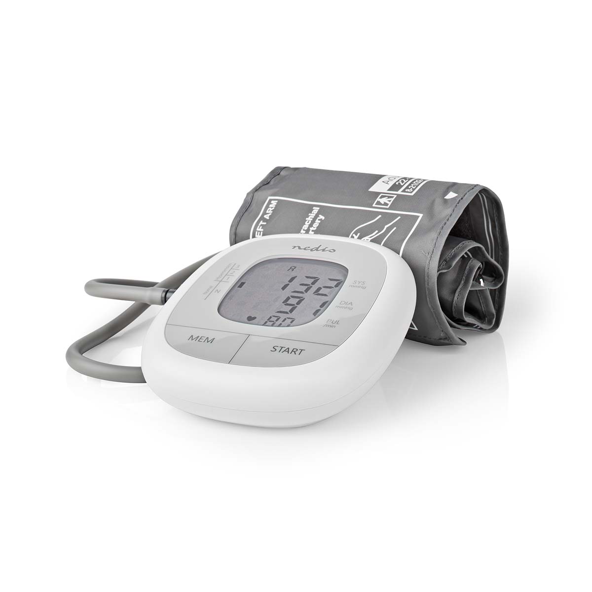 Blood Pressure Monitor Upper Arm White